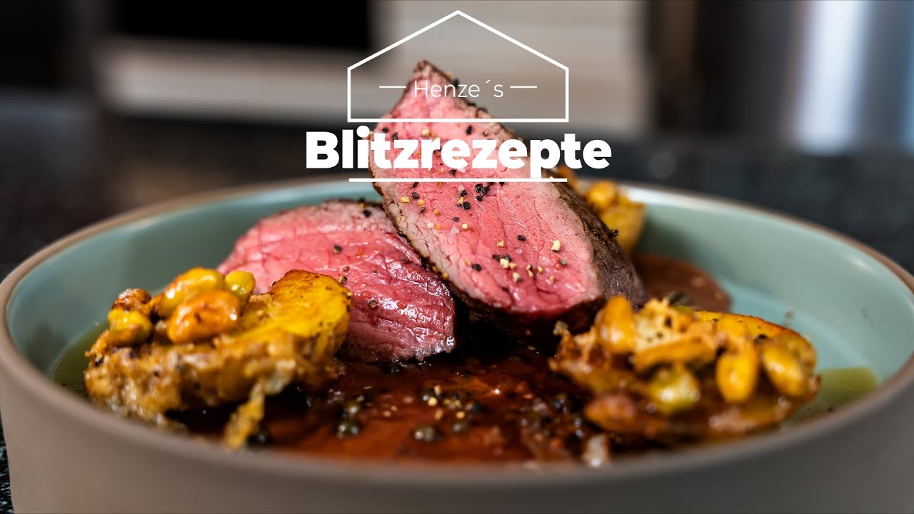 Pfeffersteak | ⚡ HENZES BLITZREZEPTE ⚡ - YouTube