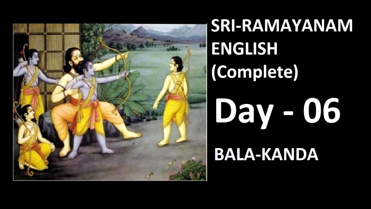 Sri Valmiki Ramayanam - Day 06 (Balakanda) - YouTube