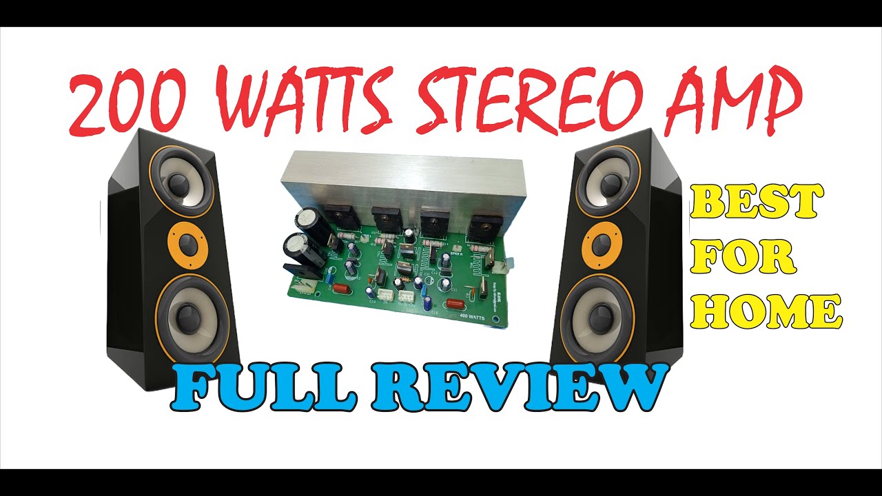 200w Amplifier Board full Wiring | 200 watts 2sc5200,1943 audio board ...