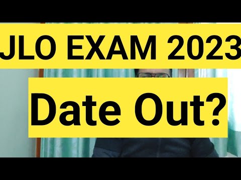 JLO EXAM 2023 DATE OUT? || JLO RPSC - YouTube