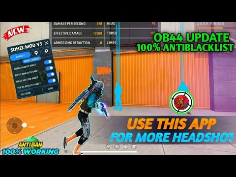 Ob44 Auto Headshot Injector 🎯 Free Fire Hack | Free Fire Headshot Injector FF hack |