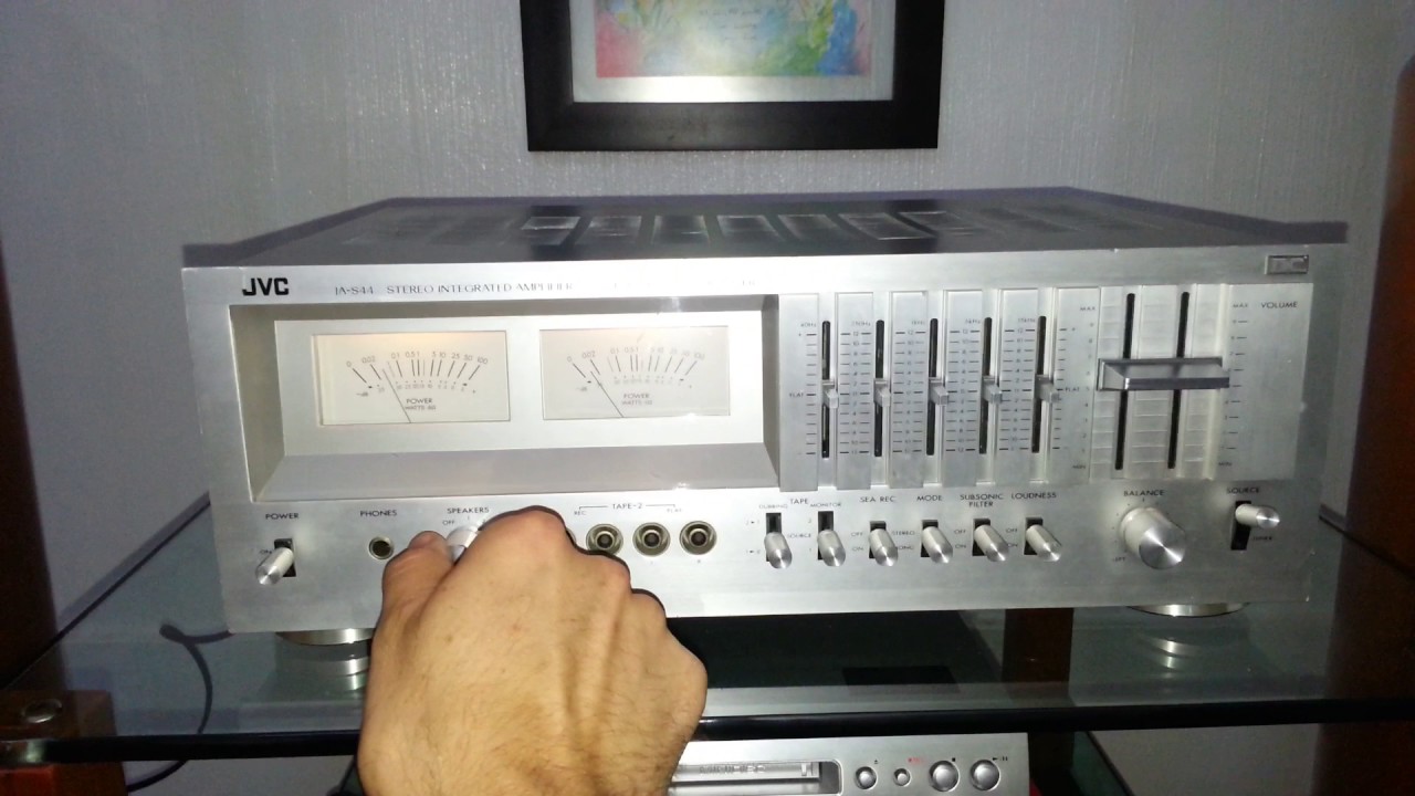 AMPLI JVC JA S44 - YouTube