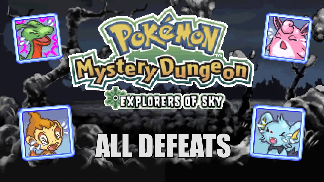 Pokemon Explorers of Sky - Все поражения [1080p60] (Субтитры) - YouTube