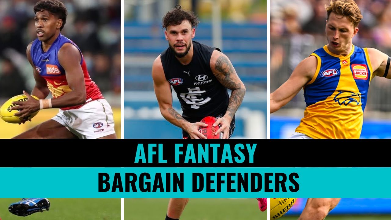 AFL Fantasy 2024 Bargain Defenders - YouTube
