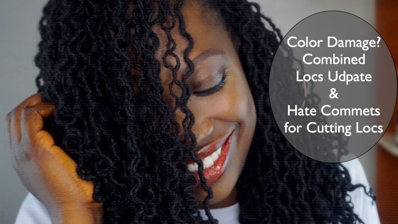 Loc Update | Combining, Coloring and Cutting Locs - YouTube