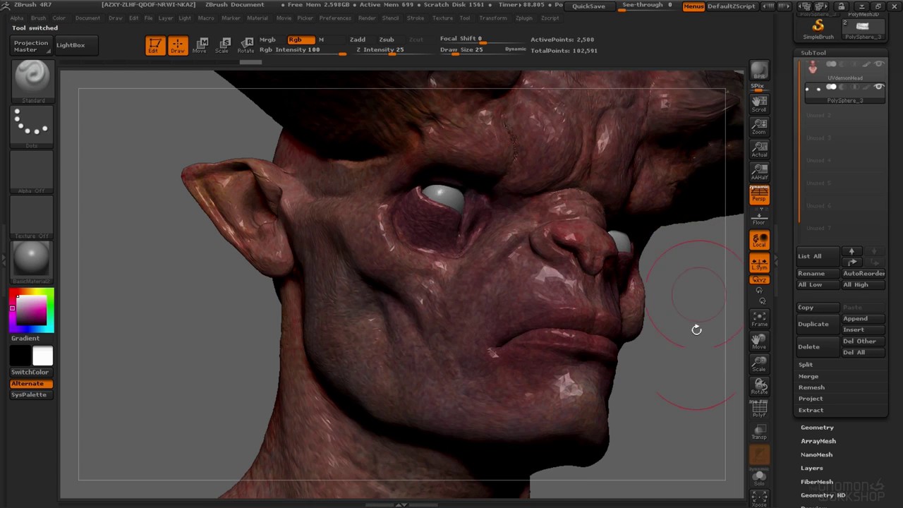 ZBrush 4R7 Занятие 28 Плагин Decimation Master - YouTube