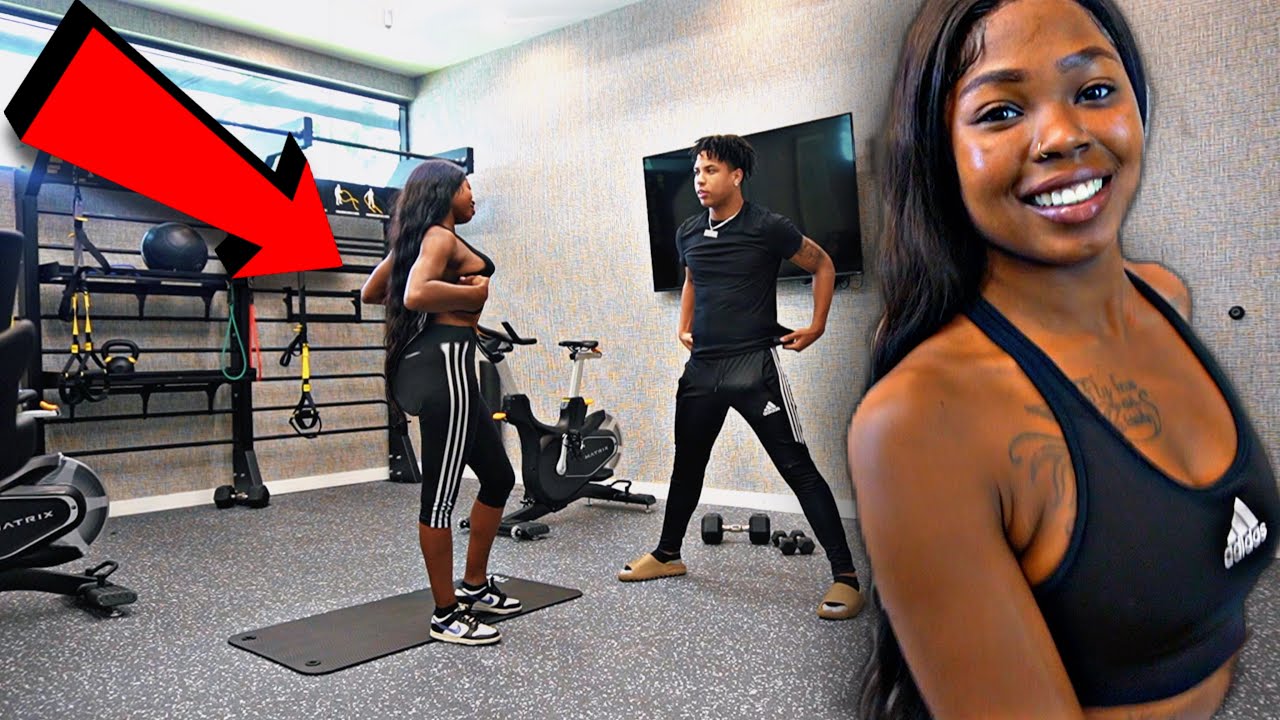 WORKOUT INSTRUCTOR PRANK ON BOUJEE GIRL IN THE GYM! 🏋🏽‍♂️😂 - YouTube