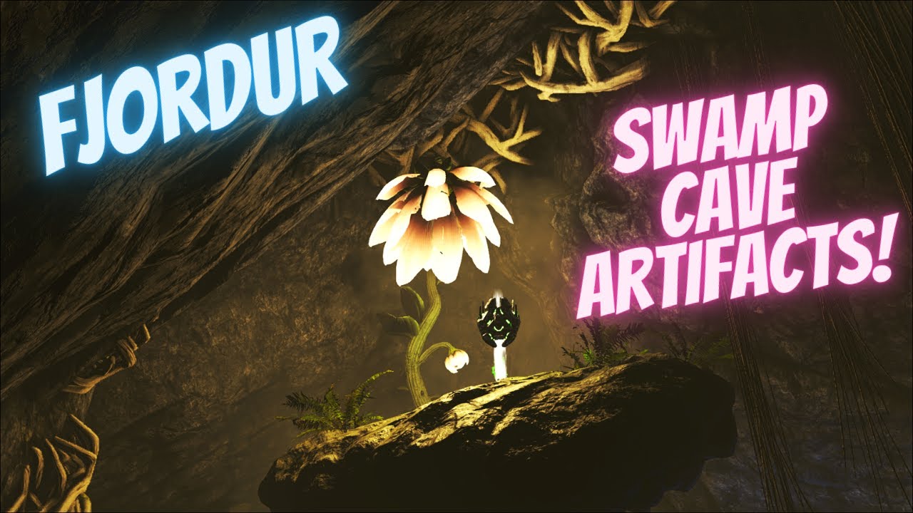 ARK FJORDUR swamp cave! ARTIFACTS of the BRUTE AND DEPTHS EP5 - YouTube