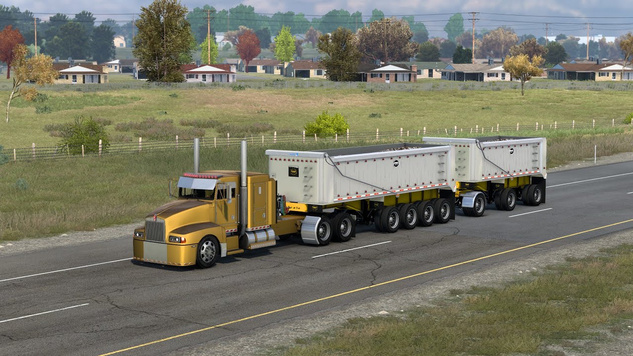 ATS 1.56 PRoMods 1.50_Lincoln_Clinton __Kenworth T600 - YouTube