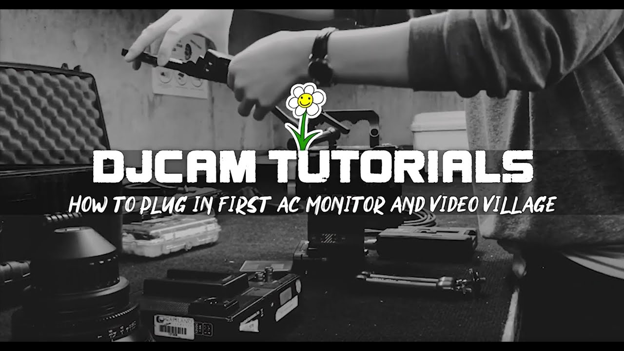 DJ CAM Tutorial - How to plug in 1st AC monitor and video village (Red ...