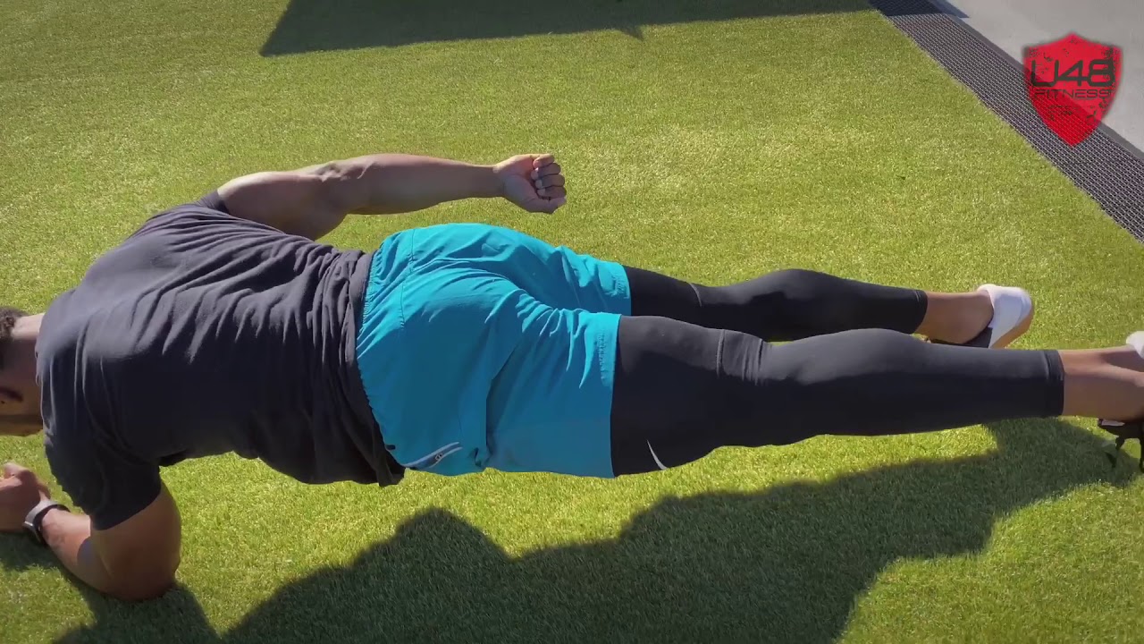 Contralateral Elbow Planks Iso-holds - YouTube