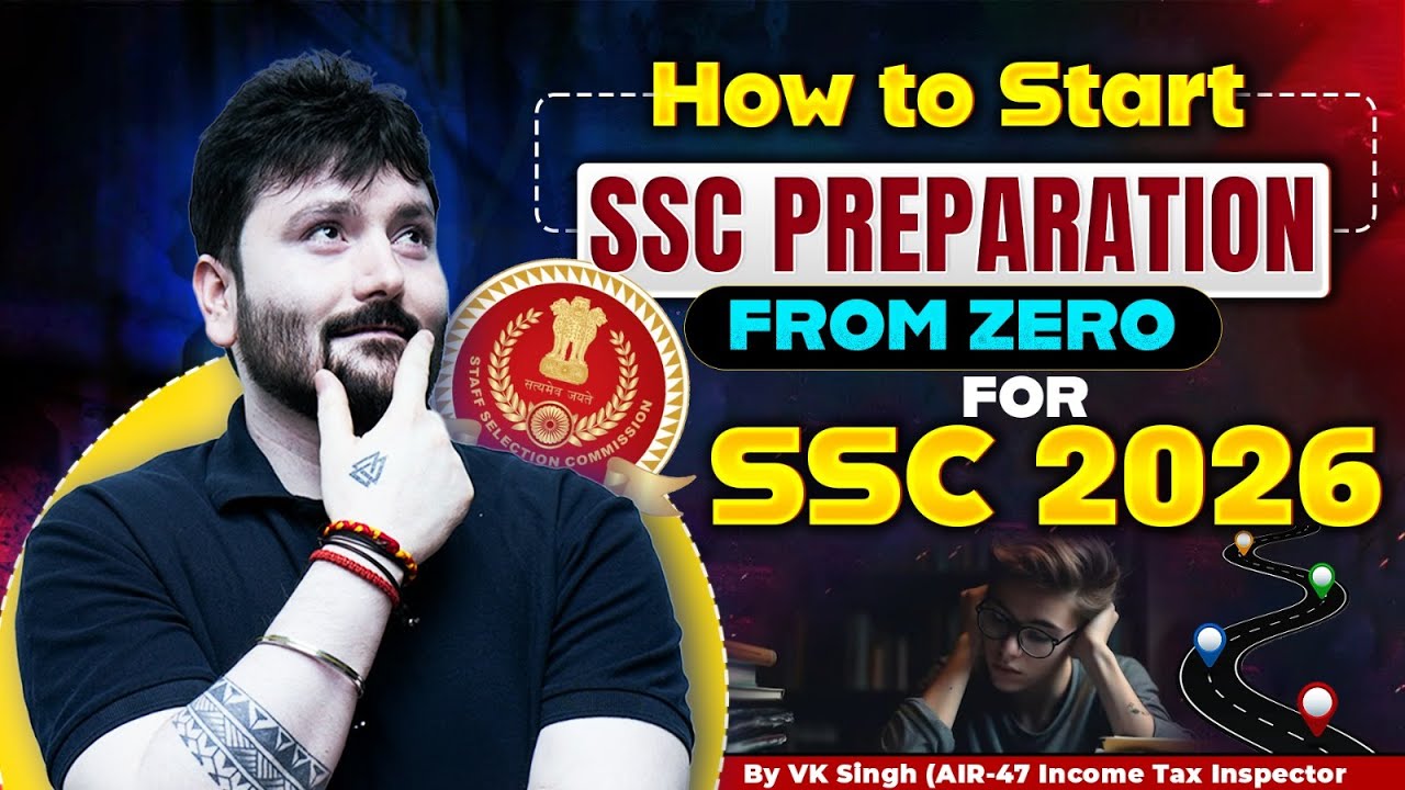 How to Start SSC Preparation from Zero for 2026 | Complete Beginner’s ...