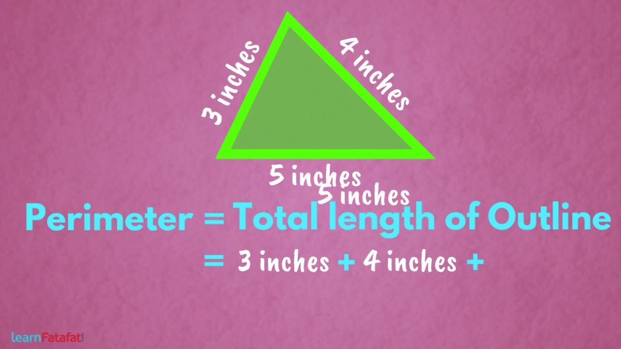 How to Calculate Perimeter of Square, Triangle, Rectangle - YouTube