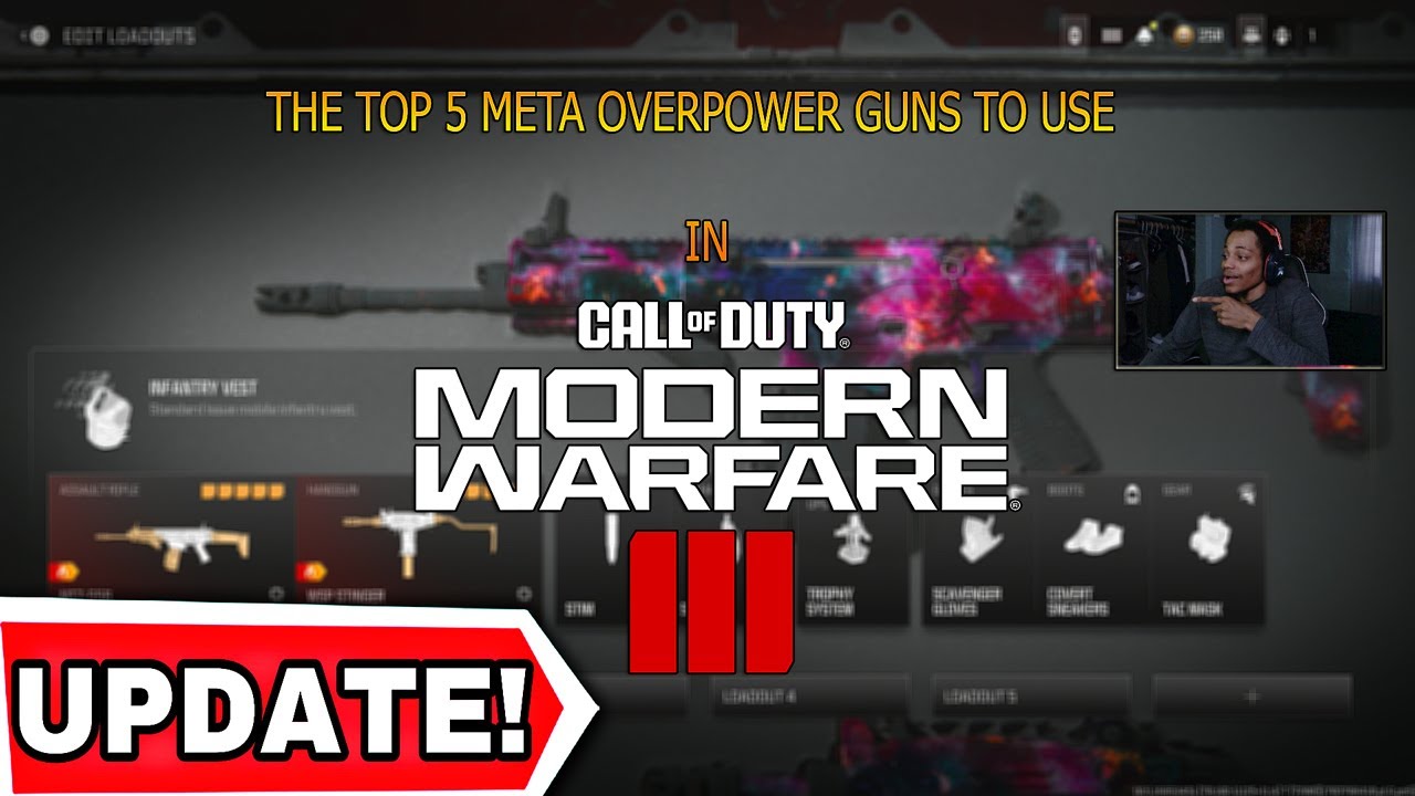 the Best TOP 5 META OVERPOWER GUNS TO USING IN MW3 AFTER UPDATE!...🔥 ...