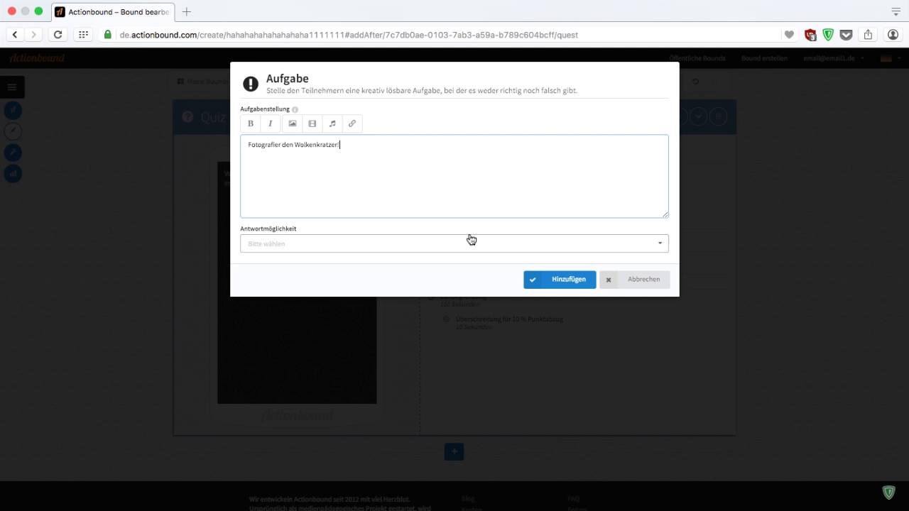 Actionbound für Einsteiger #4: Aufgaben - YouTube