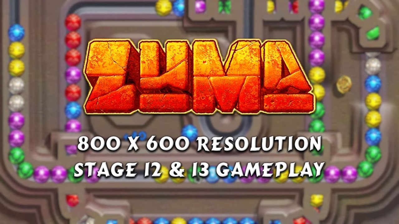 Zuma Deluxe Gameplay | 800x600 Resolution - YouTube