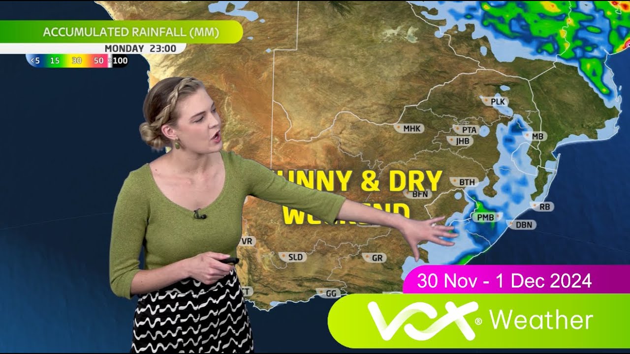 30 November - 1 December 2024 | Vox Weather WEEKEND Forecast - YouTube