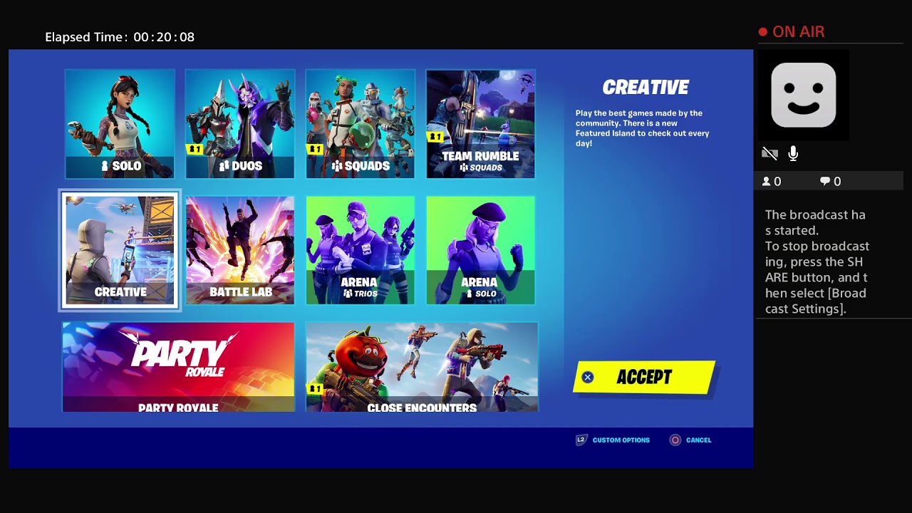 MY FIRST TIME STREAMING//FORTNITE GAMEPLAY // - YouTube