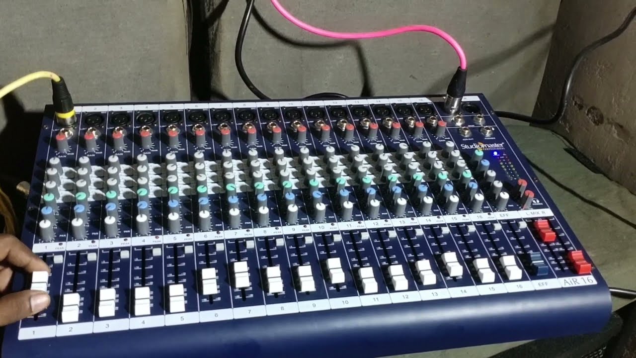 Studio Master Air 16 Mixer Unboxing And Review #parthasoundtech - YouTube