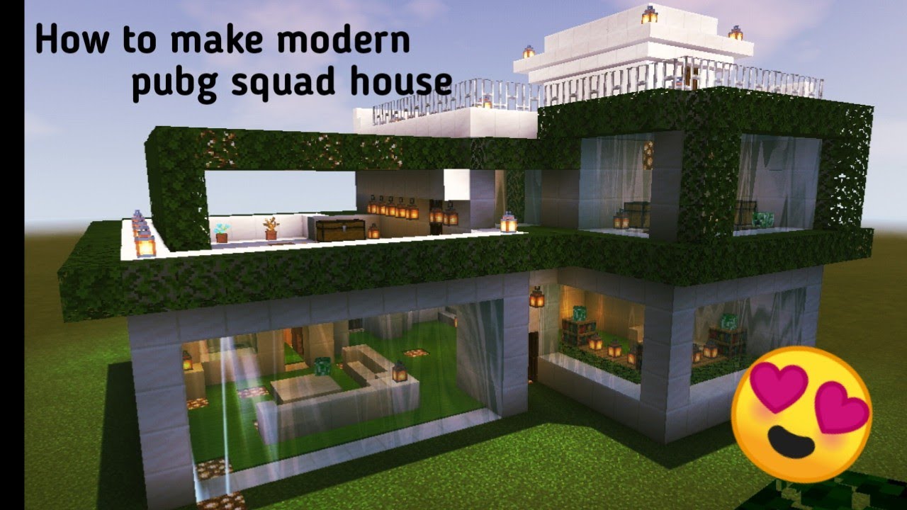 How to make a Modern Pubg squad 🏠 in Minecraft| MCPE | The DODO Games ...