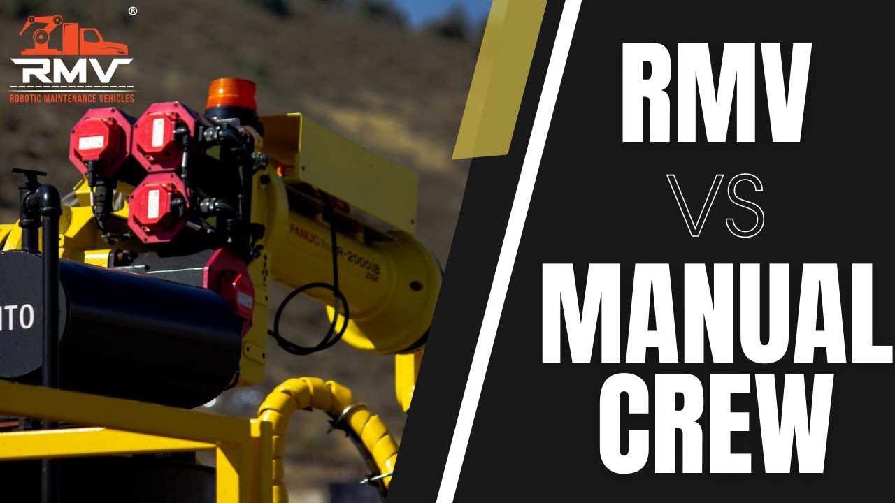 Robotic Maintenance Vehicle (RMV) | Robotic Crack Sealer vs Manual ...