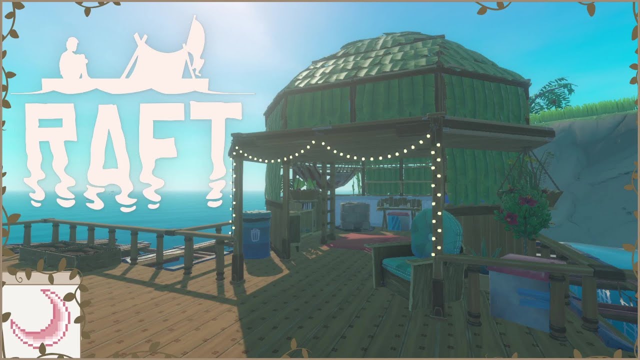 Raft | Cozy Night Gaming ☕🌙 | No commentary, just vibes - YouTube