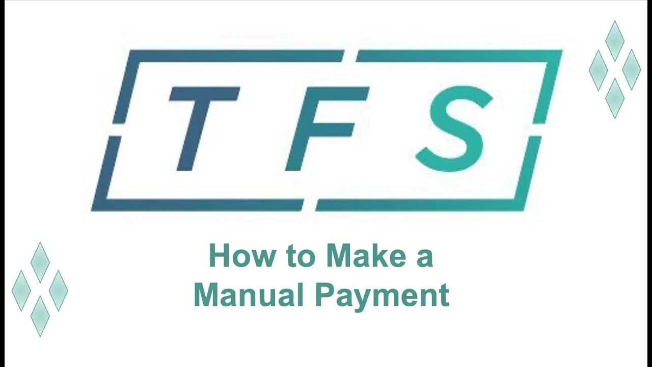 How to Make a Manual Payment - YouTube