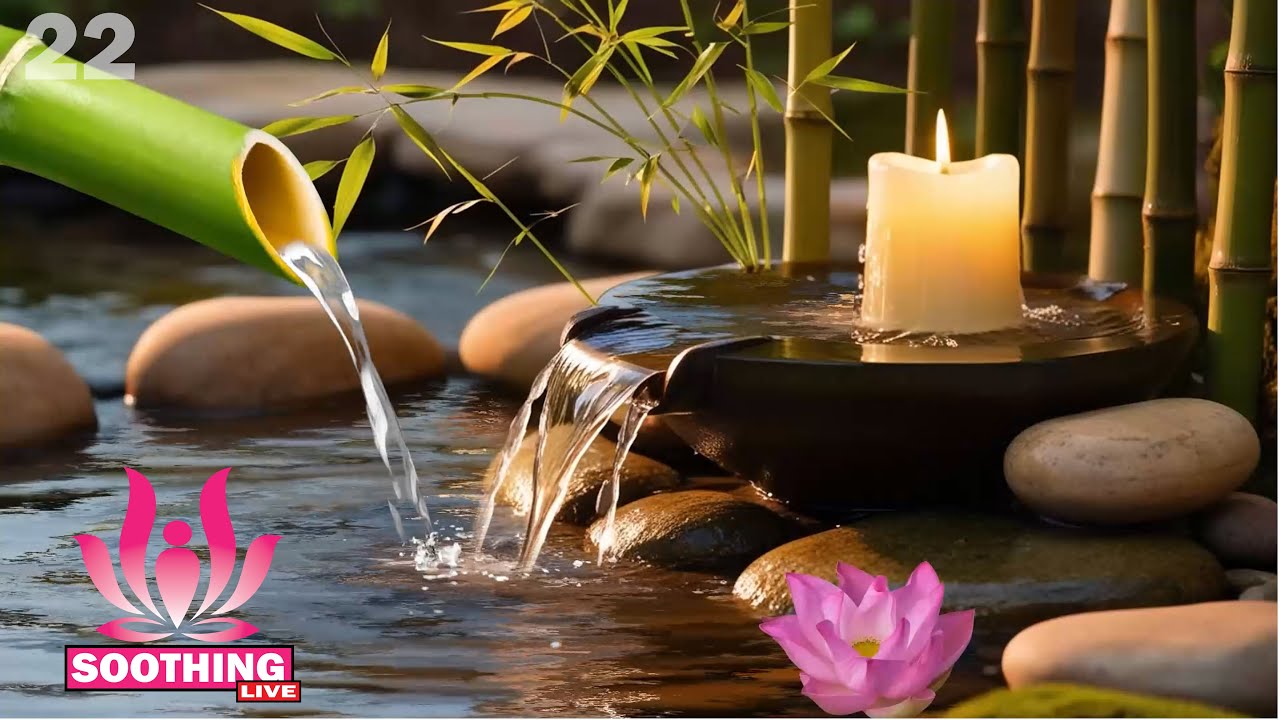 Relaxing Music with The Sound of Water For Healing and Reduce Anxiety ...