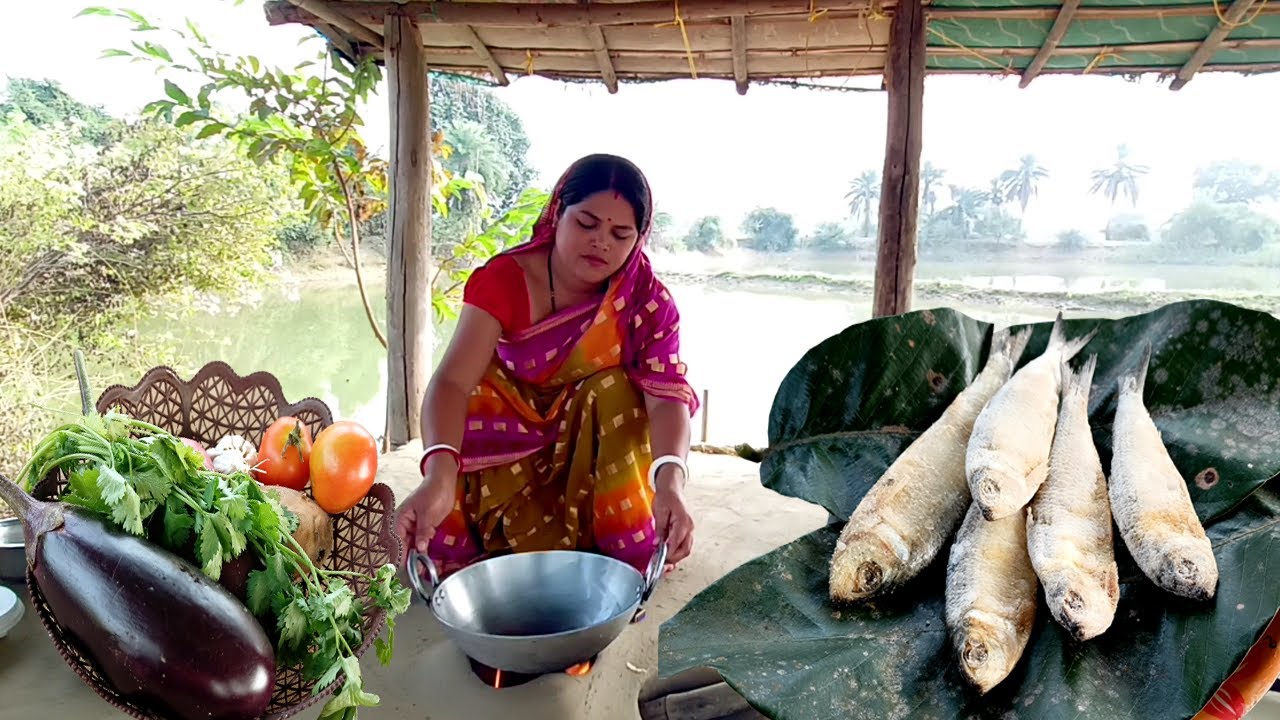 Salt Dry Fish Recipe Village Style || Sutki mach recipe || Bengali ...