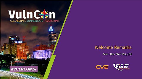 CVE/FIRST VulnCon 2024 & Annual CNA Summit - YouTube