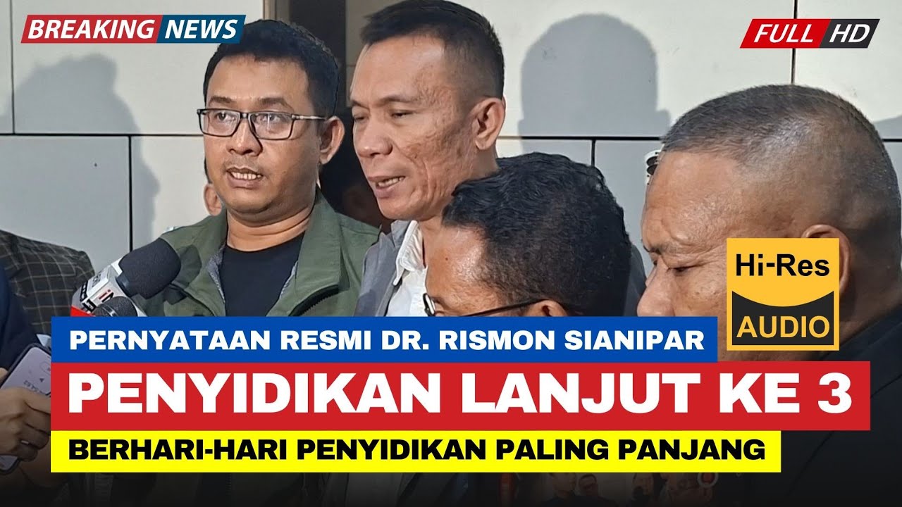🔴 Gentlemen, Pernyataan Resmi Dr Rismon Usai Penyidikan Hari Ke.2 Masih ...