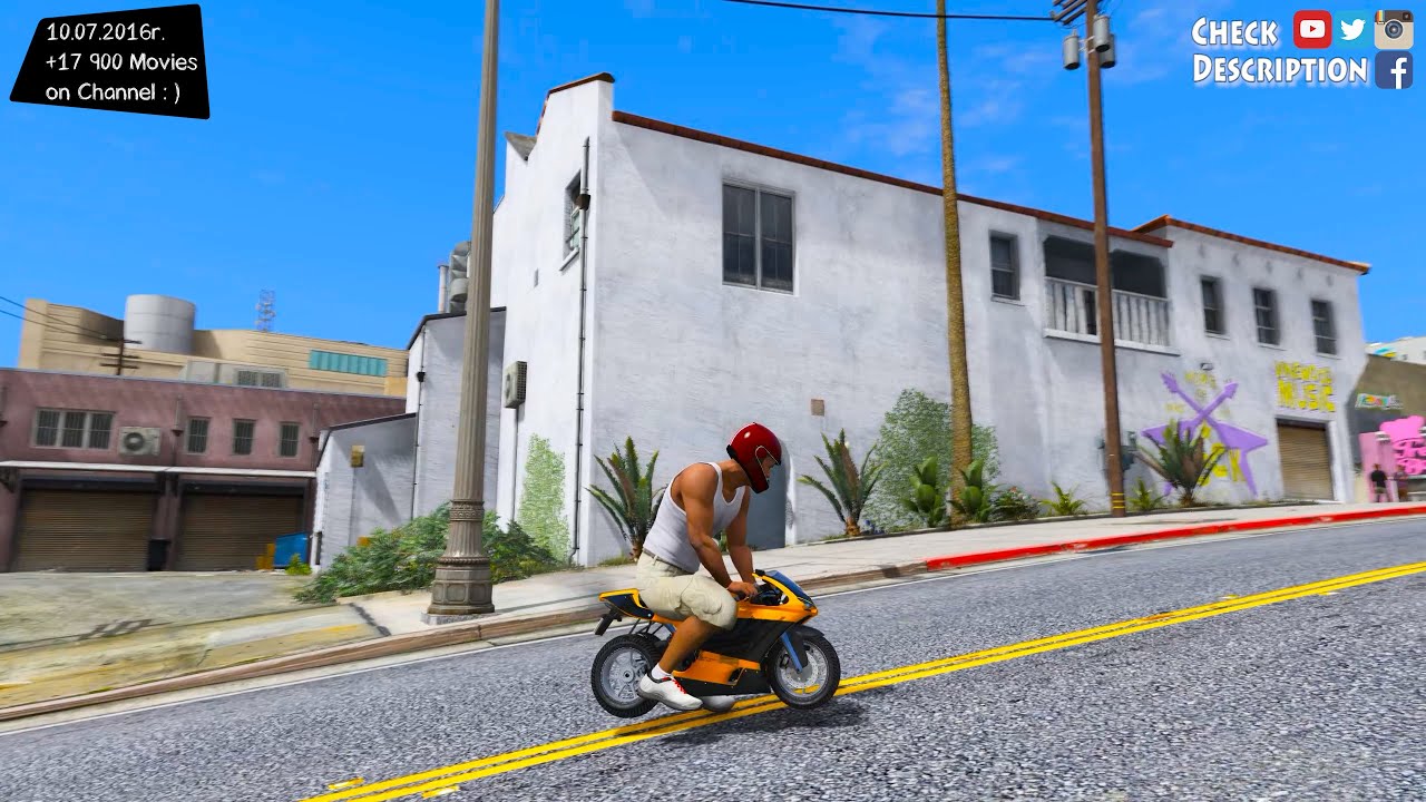 Mini Moto - GTA V MOD | 2.7K / 1440p ! _REVIEW - YouTube