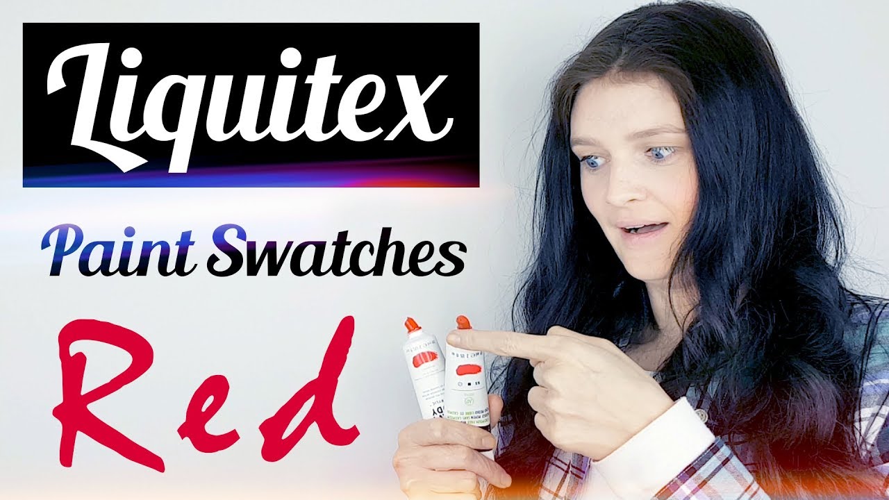 Best Acrylic Paint RED 🎨 SWATCHES ! - YouTube