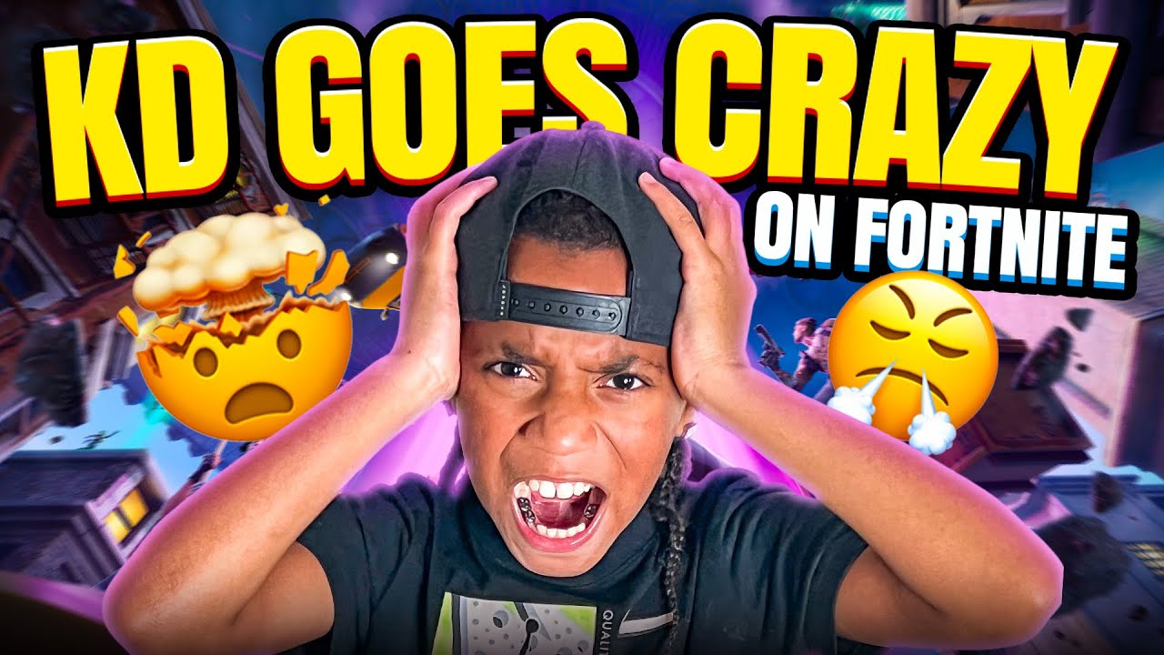 KD GOES GRAZY ON FORTNITE - YouTube