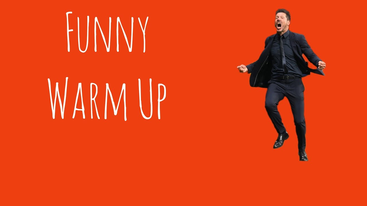 Diego Simeone Funny Warm Up Drill | Atletico Madrid Training | - YouTube