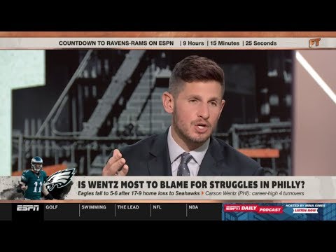 ESPN First Take | Dan Orlovsky INTRIGUED Is Wentz most to blame for ...