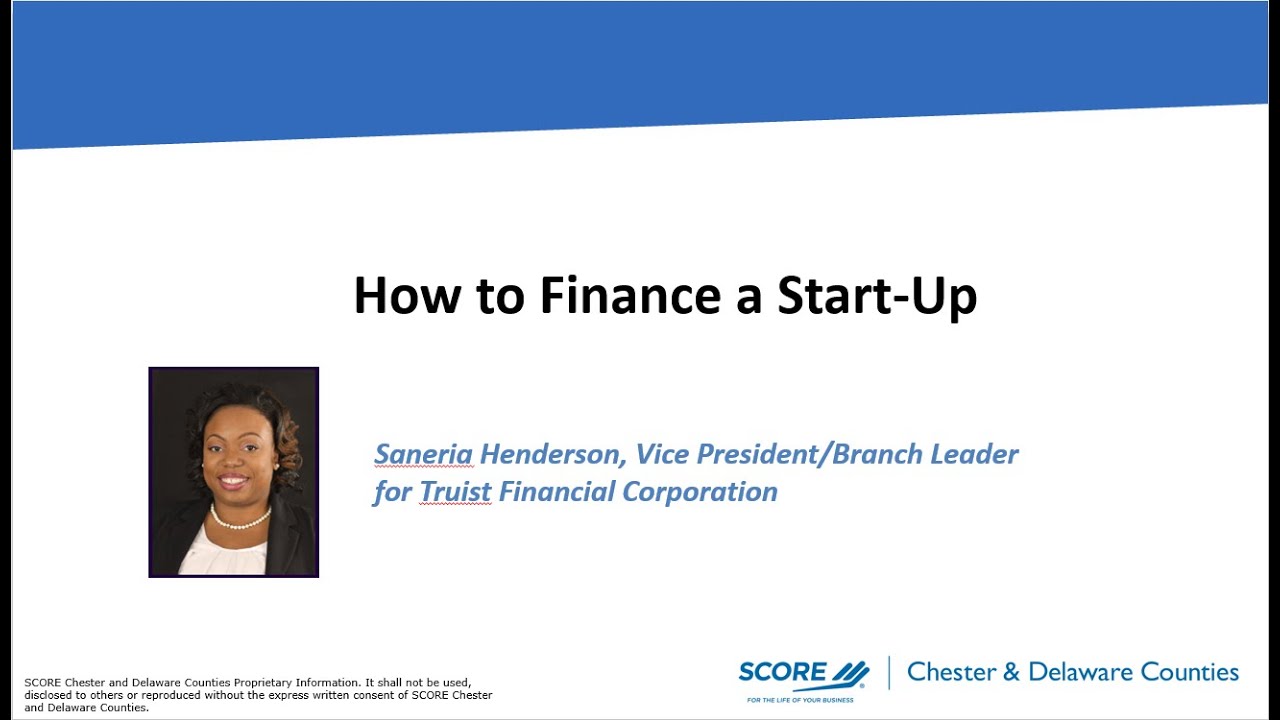 How to Finance a Start Up 12012022 - YouTube