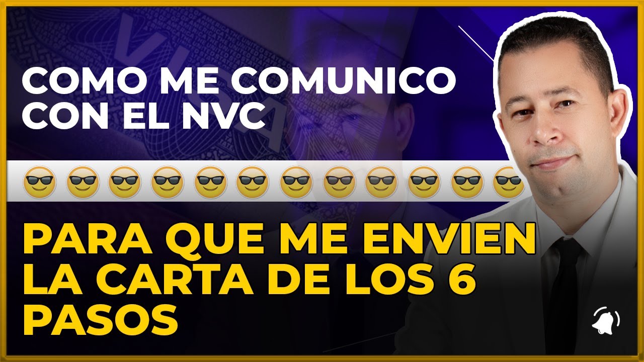 COMO ME COMUNICO CON EL NVC PARA QUE ME ENVIEN LA CARTA DE LOS 6 PASOS ...