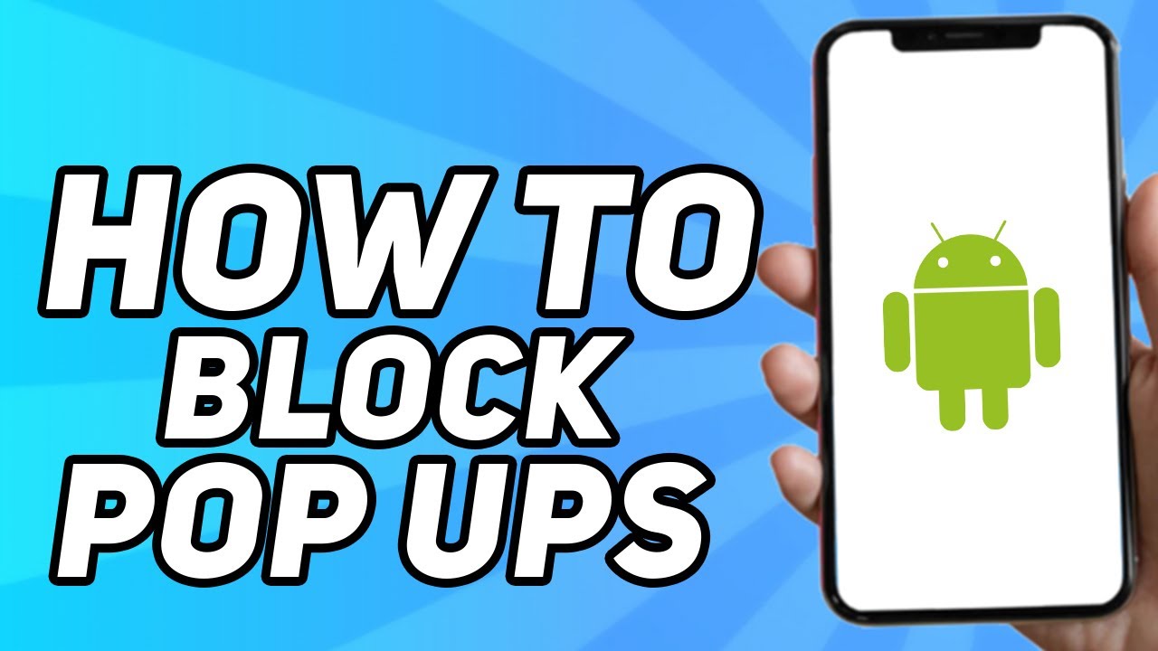 How to Block Pop Ups on Android Phone (Simple) - YouTube