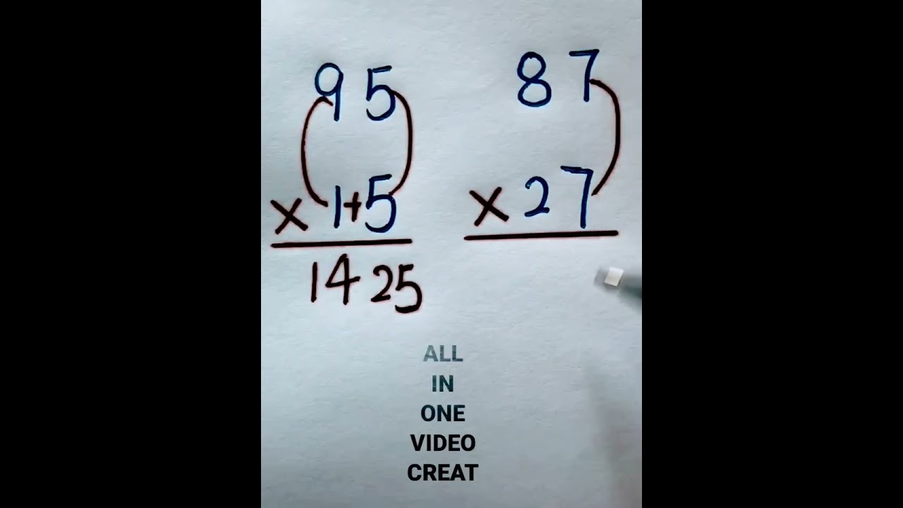 Math Tricks Shortcut Tricks To Multiply 2 Two Digit Number Math Tricks Shortcut Tricks To Multiply 2 Two Digit Number