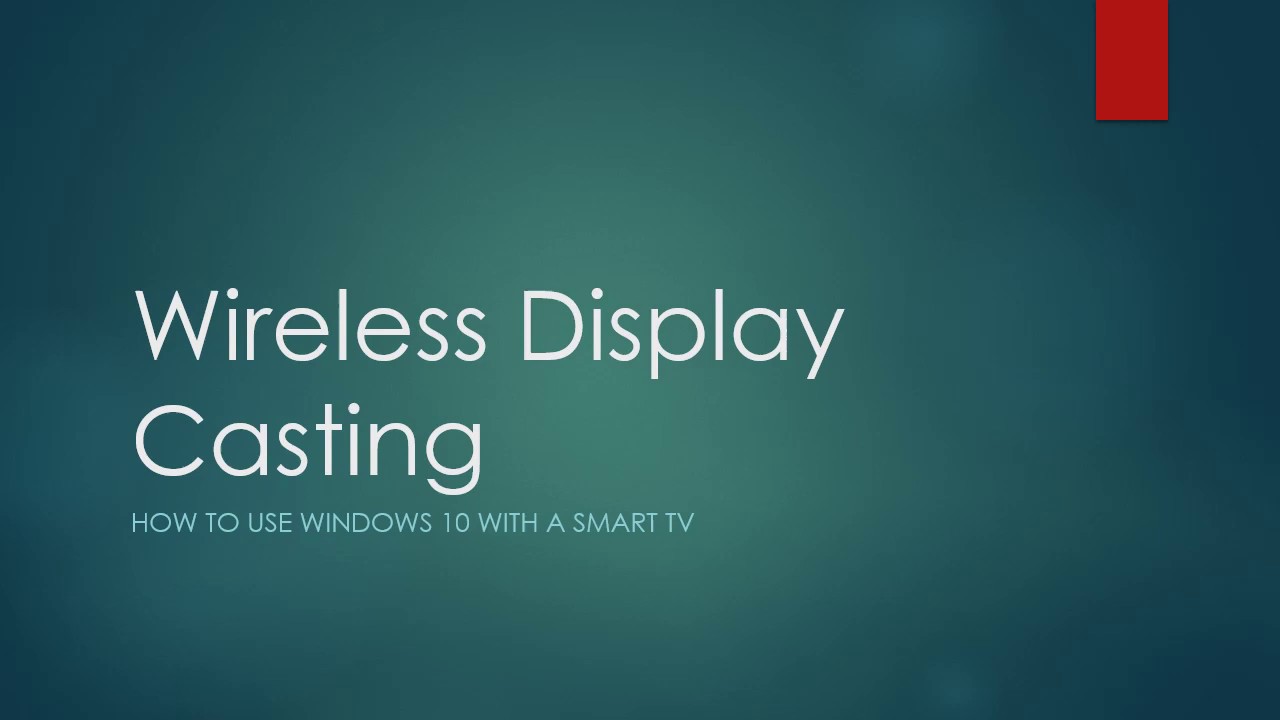 Wireless Display Casting - YouTube