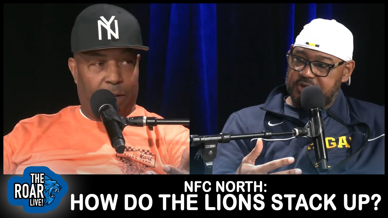 How Do The Lions Stack Up in the NFC North - The Roar LIVE - YouTube