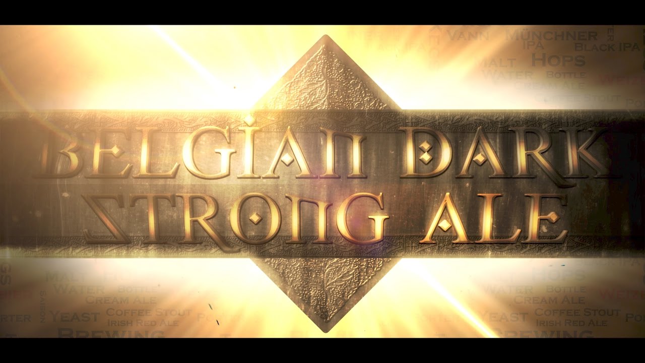 BELGIAN DARK STRONG ALE GRAINFATHER BREW - YouTube