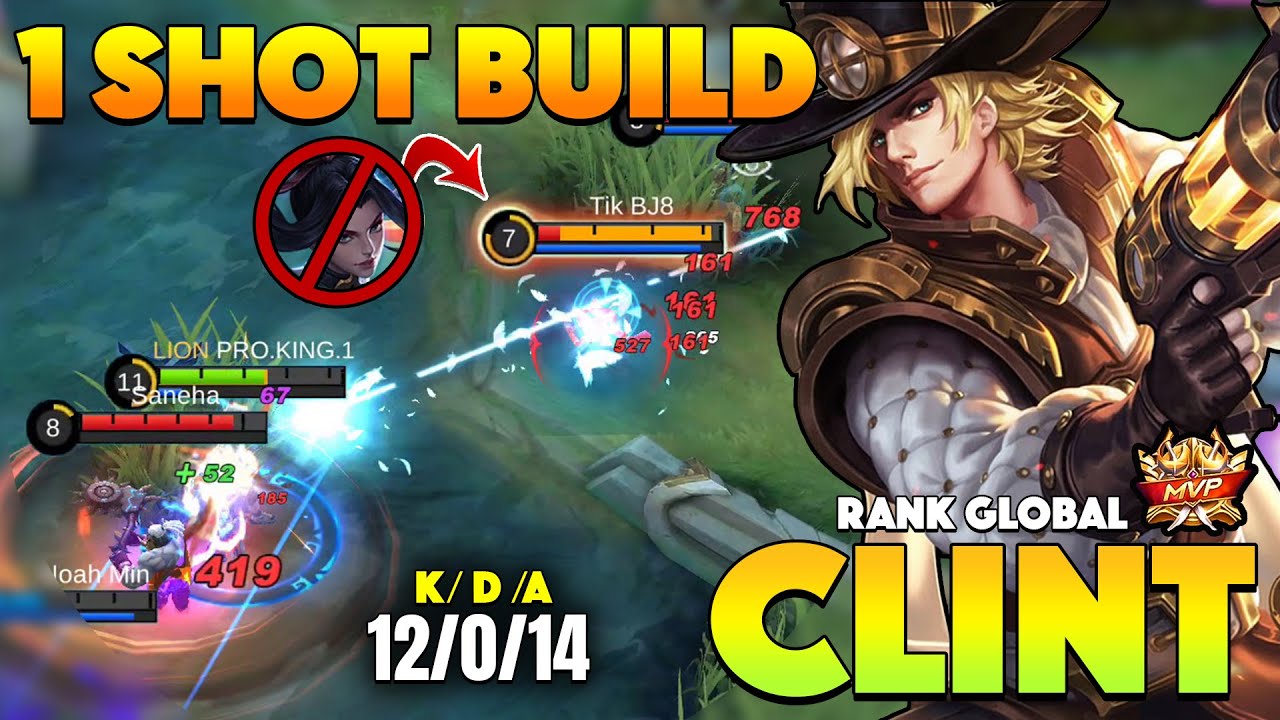 ONE SHOT BUILD !! CLINT BEST BUILD 2021 ~ BUILD CLINT MOBILE LEGENDS ...