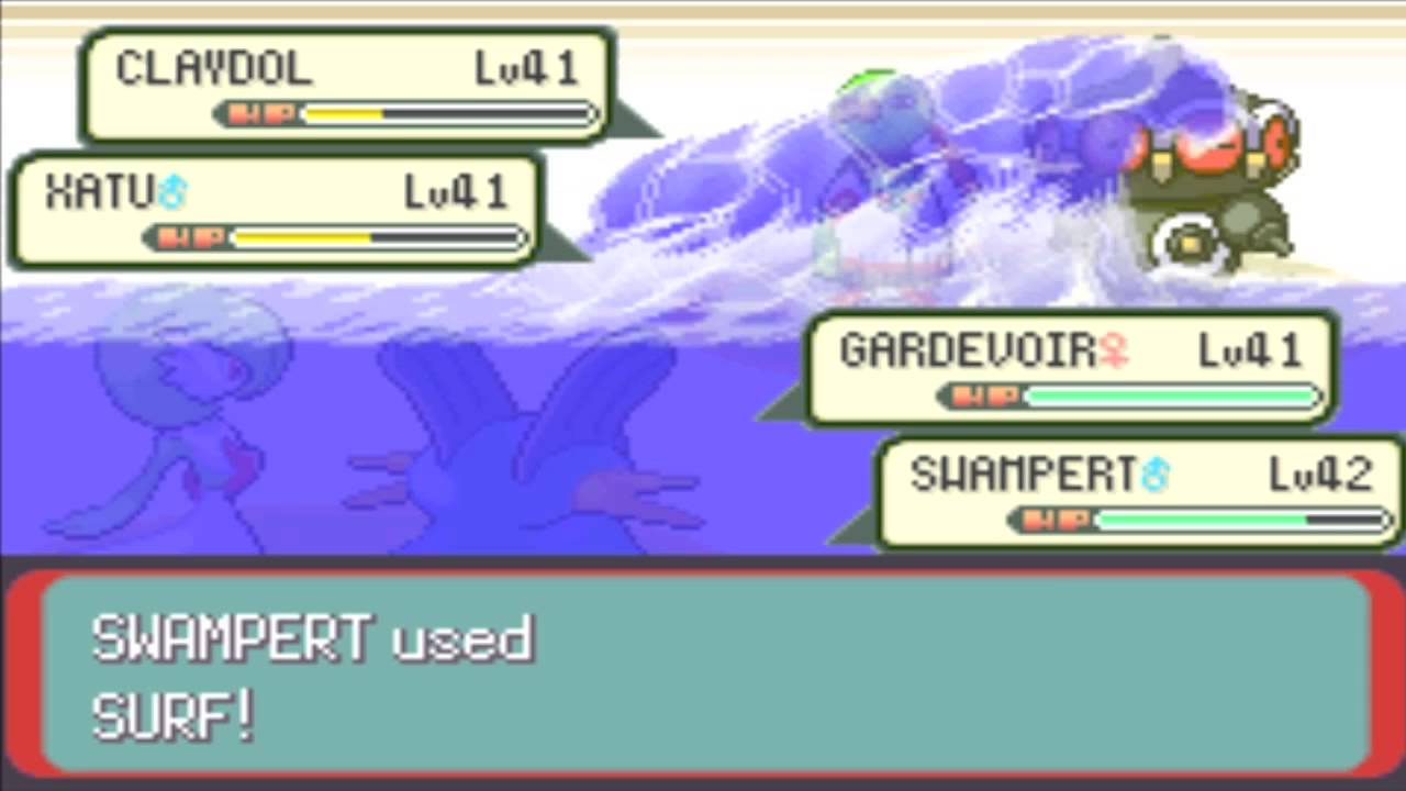 Pokemon Emerald (GBA) Storyline Battle #19 Gym Leaders Tate and Liza ...