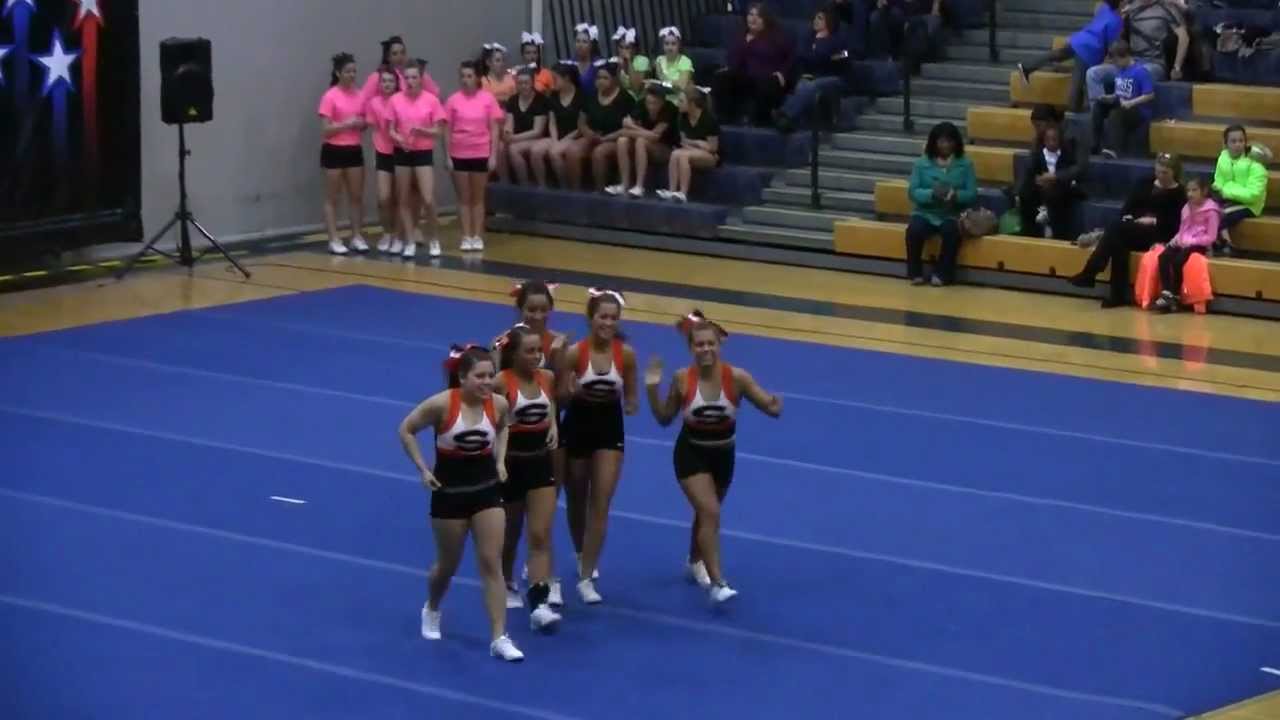 SHS Cheer Stunt Group at NECA Competition - YouTube