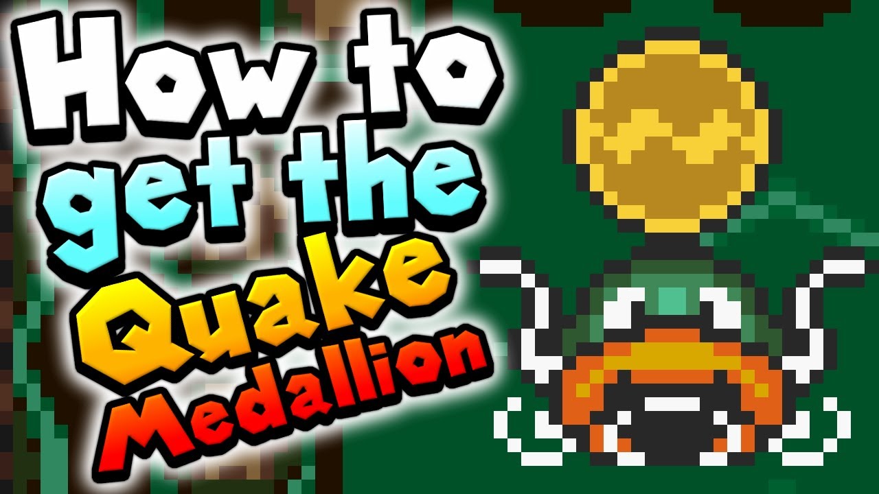 How to get the QUAKE MEDALLION in Zelda: A Link to the Past - YouTube