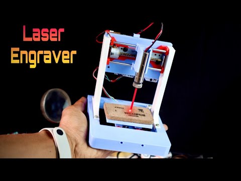 How To Make DIY Mini CNC Laser Engraver At Home