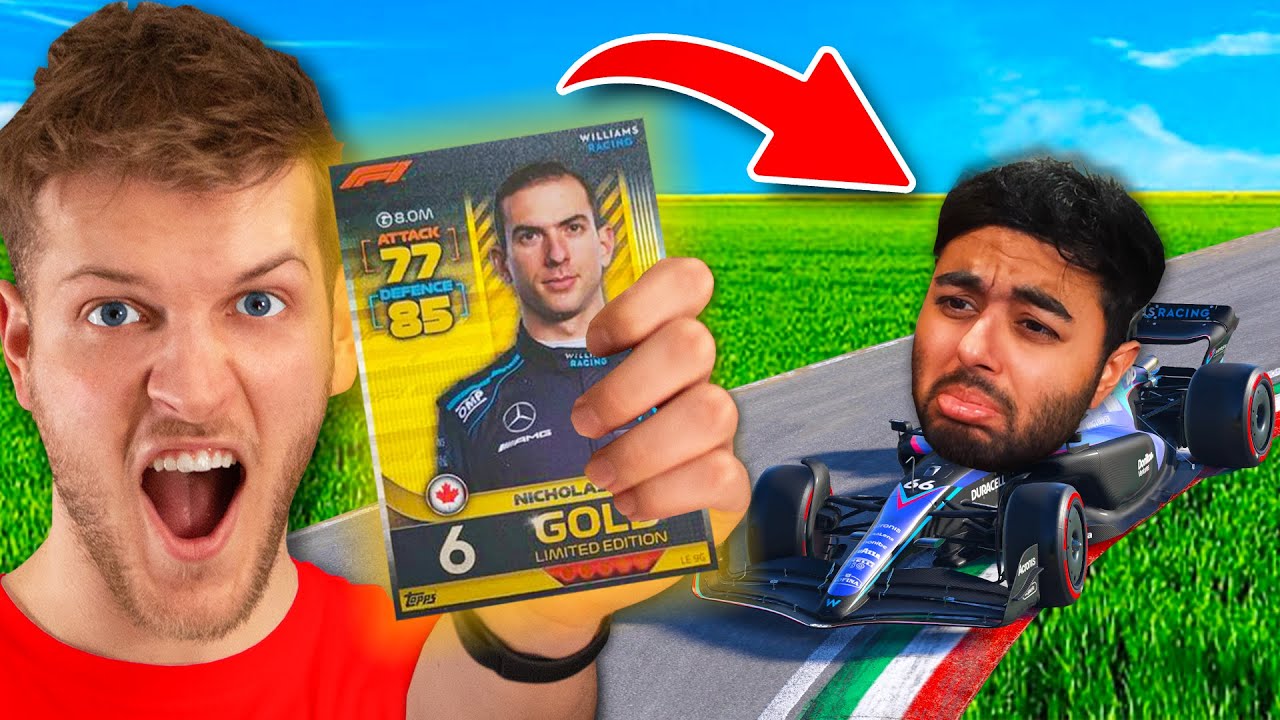 F1 Game Online But Trading Cards Decide Who We Drive As - YouTube