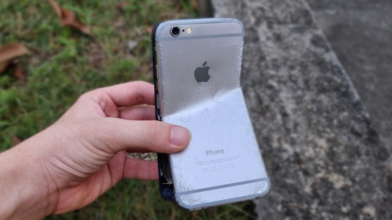 iPhone 6 hammer destruction - YouTube